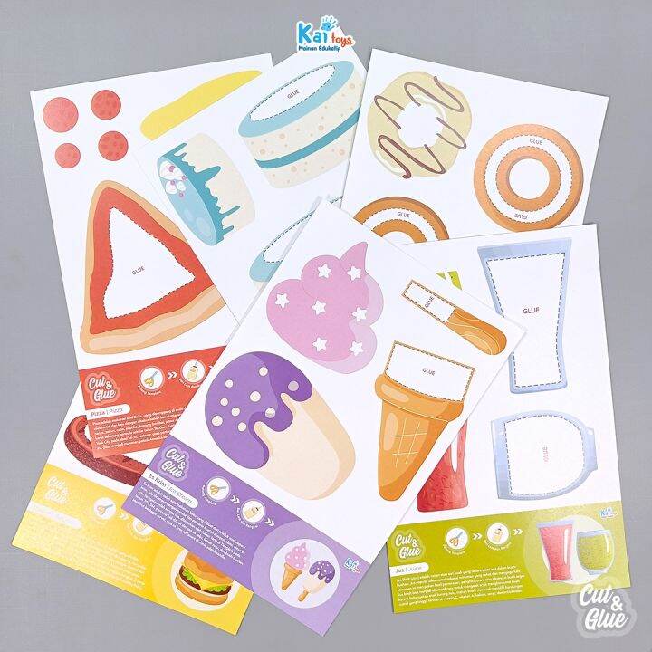 Cut and Glue/ Gunting Tempel/ Aktivitas Menggunting dan Menempel ...