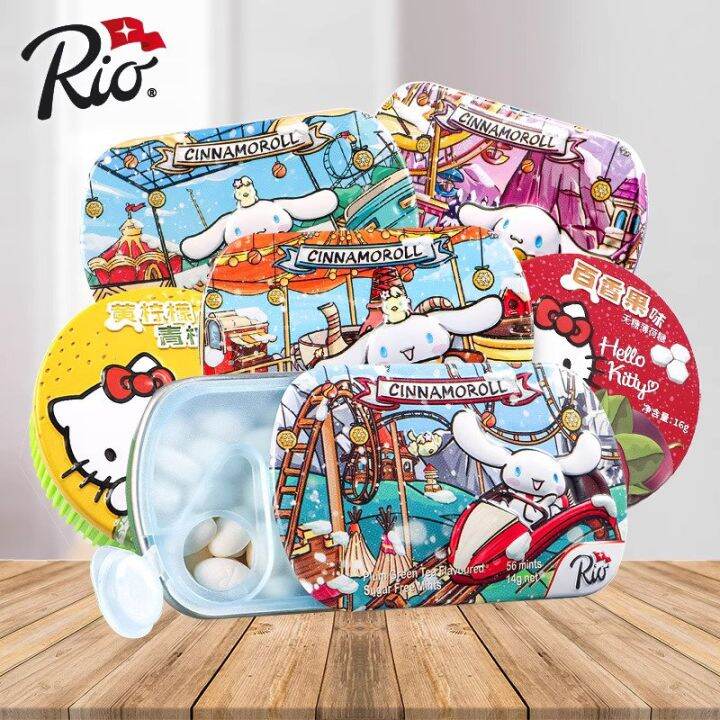RIO瑞欧联名三丽鸥无糖薄荷糖 国潮系列 游乐园系列 浪漫告白系列 14g RIO X Sanrio Sugar Free Mints ...