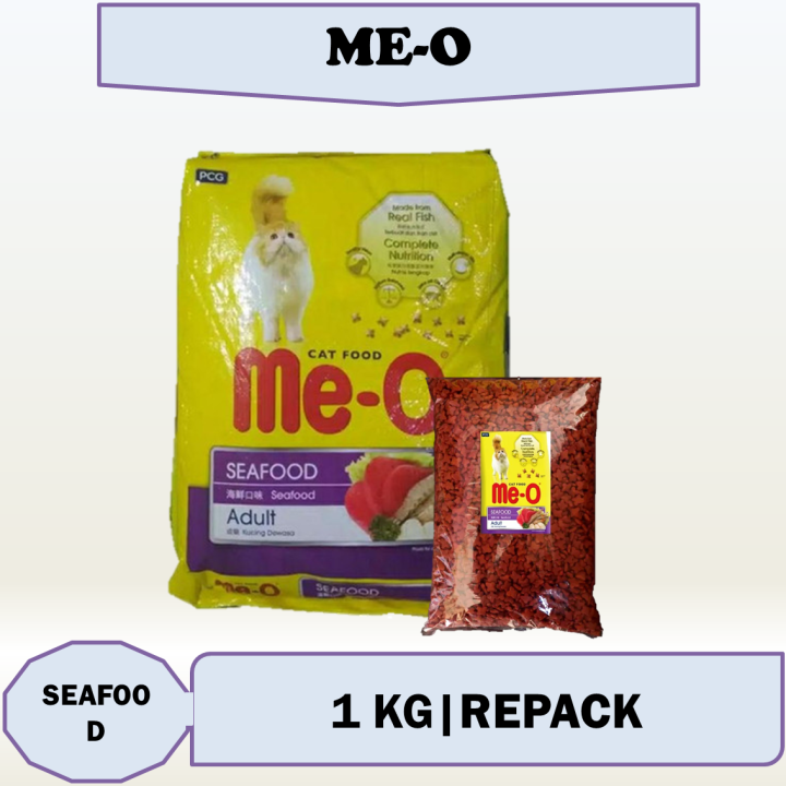 Makanan Kucing Meo Seafood Kemasan 1 kg Me-o seafood Me o repack ...