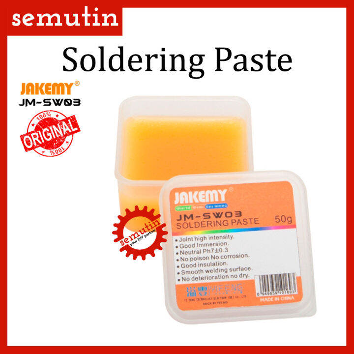 Pasta Solder JAKEMY JM-SW03 ORIGINAL / Flux Soldering | Lazada Indonesia
