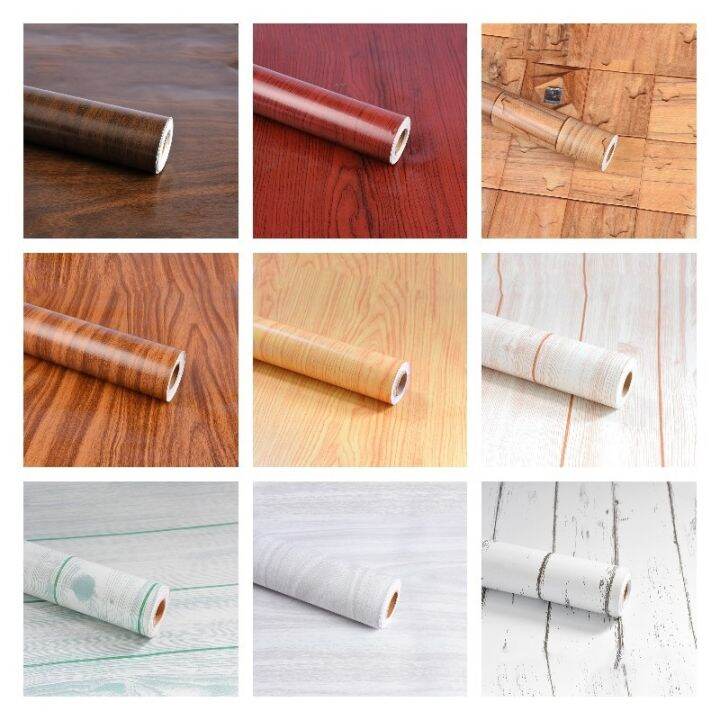 Home Centre YYDD 45cmx10m Wood grain Self Adhesive PVC wallpaper ...