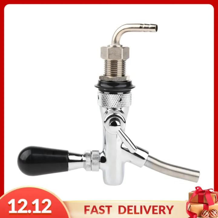 Aayang Draft Beer Faucet Bar Flow Control Tap ชุบโครเมี่ยม G5/8 ...