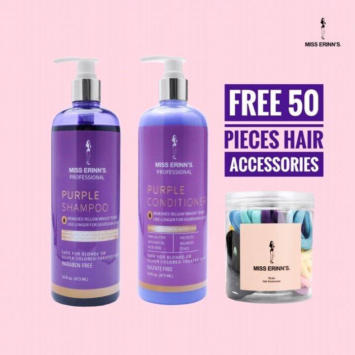 Brant MISS ERINN’S Purple ShampooConditioner For Brassy Hair Grow Hair ...