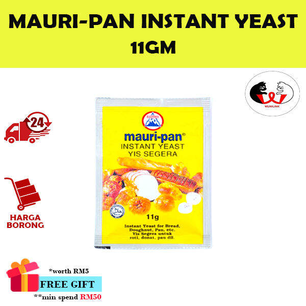 Mauri-pan Instant Yeast/Yis Segera Mauripan [11GM] | Lazada