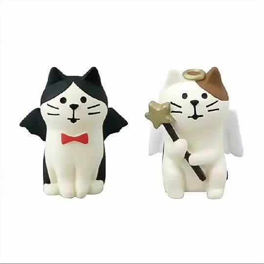 [Zakka] ซีรี่ส์ Angel Devil Cat | Lazada.co.th