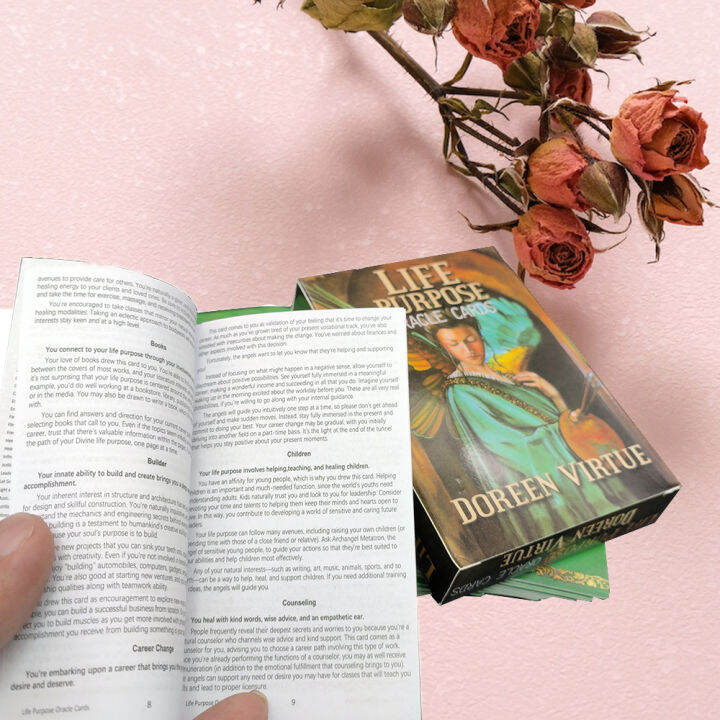 11 5×8cm The Romance Angels Oracle Cards A 44 Card Deck And Guidebook
