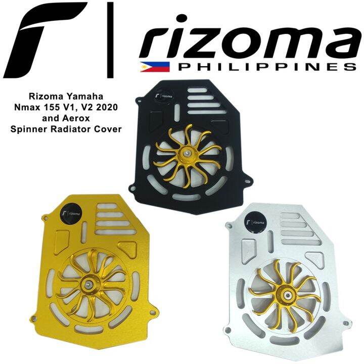 ♒Rizoma Yamaha Nmax 155 V1 Aerox 155 V1 Full CNC Radiator Cover With ...