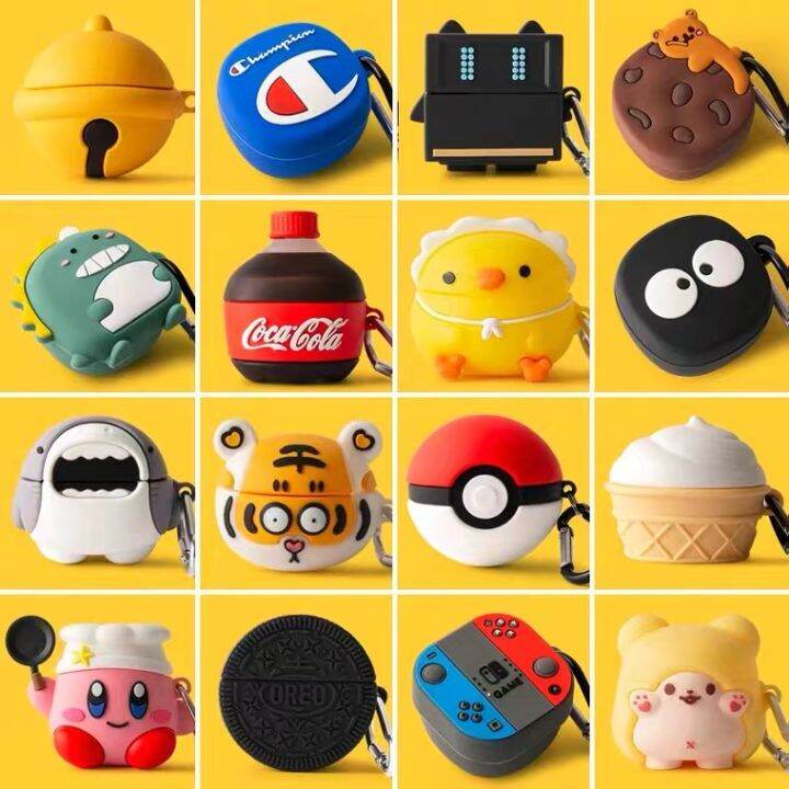 เคส Baseus wm01 เคสหูฟังซิลิโคนลายการ์ตูนไดโนเสาร์น่ารักสําหรับ Baseus ...