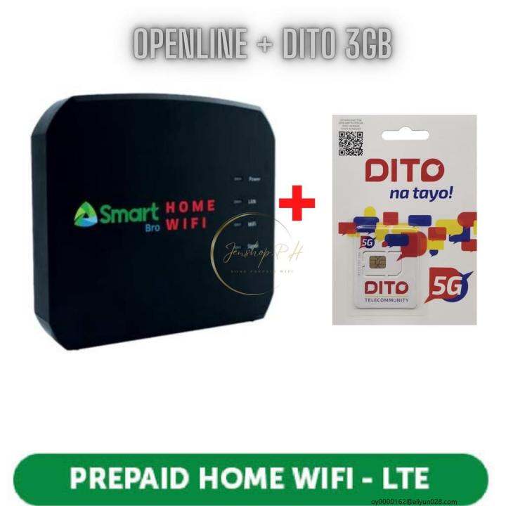 Router modem with sim slot PERMANENT OPENLINE SMART BRO HOME PREPAID ...