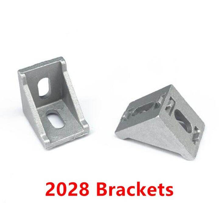 50pcs 2028 Brackets 20*28 (20x28) Corner Fitting angle aluminum ...