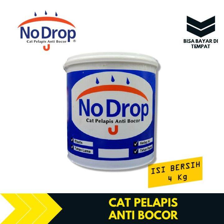 Cat Tembok No Drop Pelapis Anti Bocor 4 Kg Galon Anti Air Dan Jamur ...