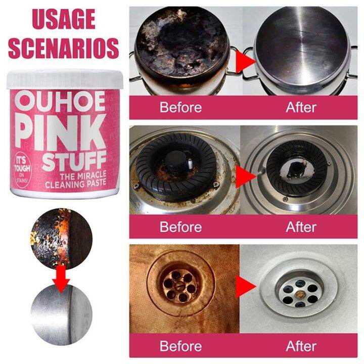 The Pink Stuff - Miracle Cleaning Paste Restore A Clean Place Greasy ...