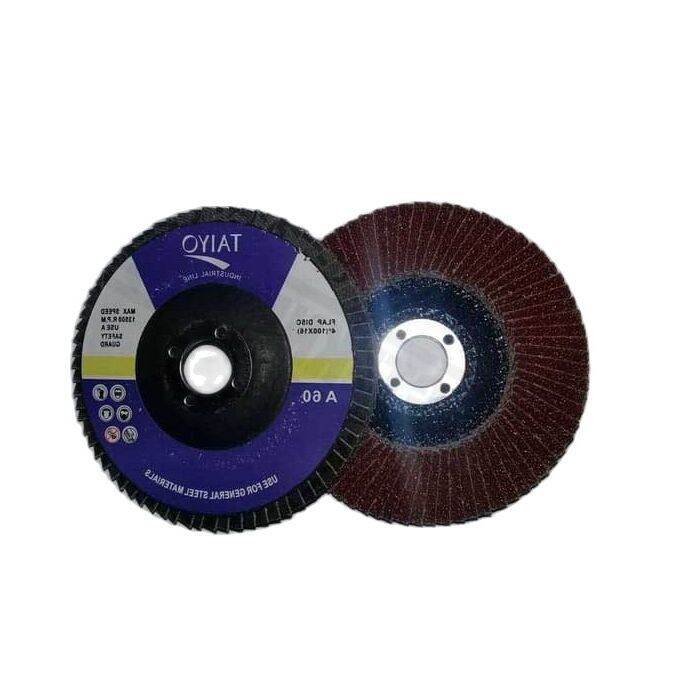 Flap Disc 4 Inch Taiyo A60 / Mata Amplas Susun Gerinda 4" Taiyo ...