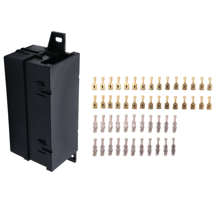 Car 11 Way Fuse Holder Relay Box with Terminals Relays Waterproof ...