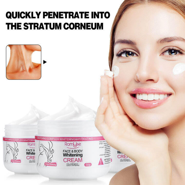 Eelhoe Collagen Whitening Cream Bleaching Face Body Lightening