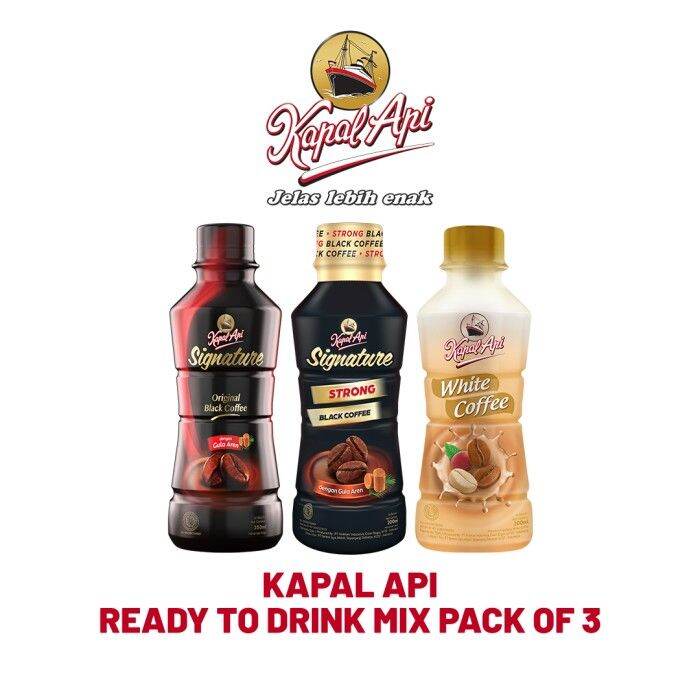 Kapal Api Ready To Drink Mix Pack of 3 | Lazada Indonesia