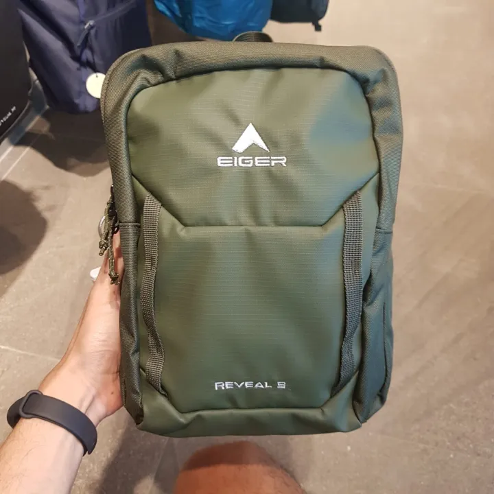 TAS SELEMPANG EIGER REVEAL SHOULDER, OLIVE, 5L | Lazada Indonesia