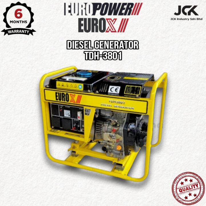 EUROX TDH3801 3.3kW DIESEL GENERATOR | Lazada