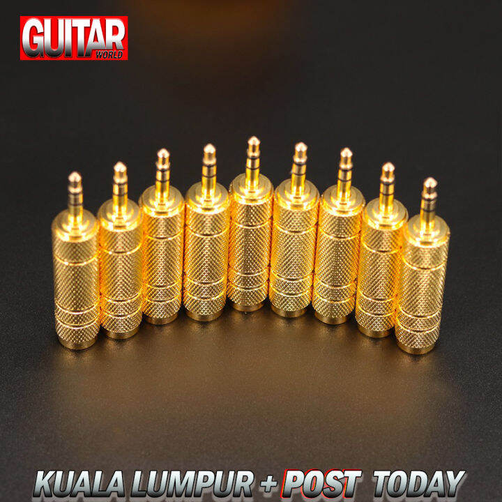 Audio Jack Adapter Convertor Stereo Plug Socket for Electric Guitars ...