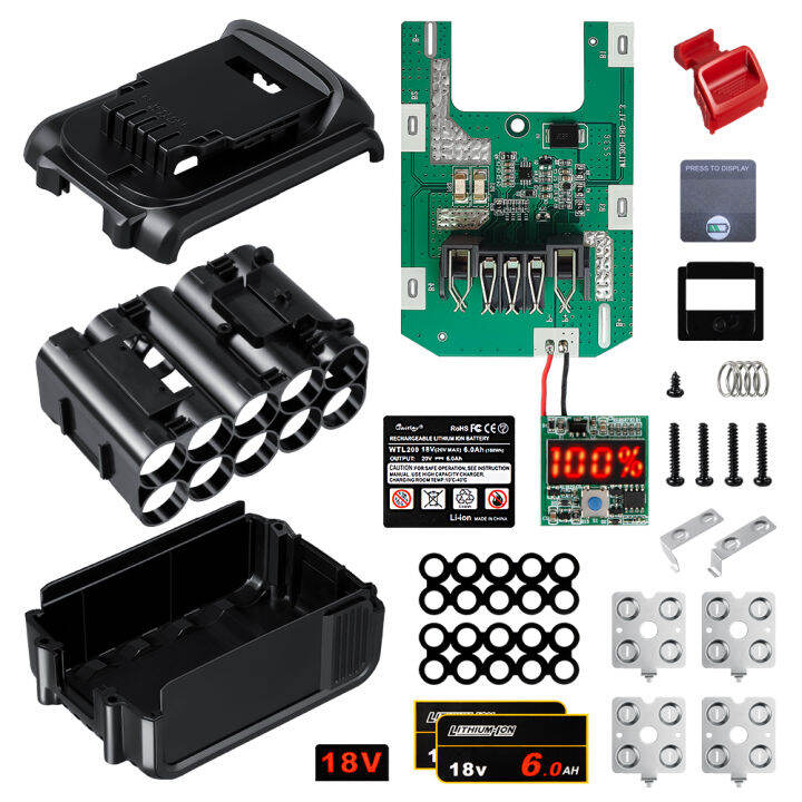 DCB200 DeWalt 18V 20V DIY 3Ah 6.0Ah DCB184 Dewalt Shell กล่อง BMS PCB ...