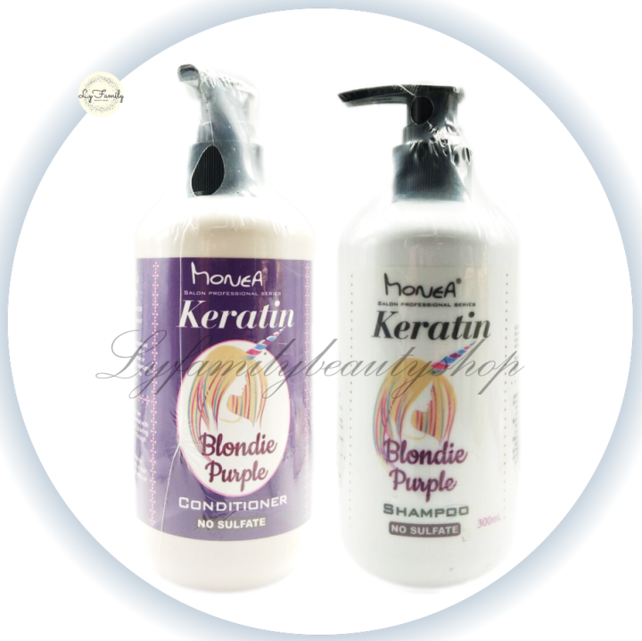 Monea Keratin Blondie Purple Shampoo or Conditioner 300ml New Packaging ...