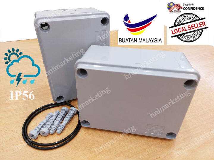PVC ENCLOSURE BOX 6 X 4 X 3 INCHES WEATHER PROOF IP65 | Lazada