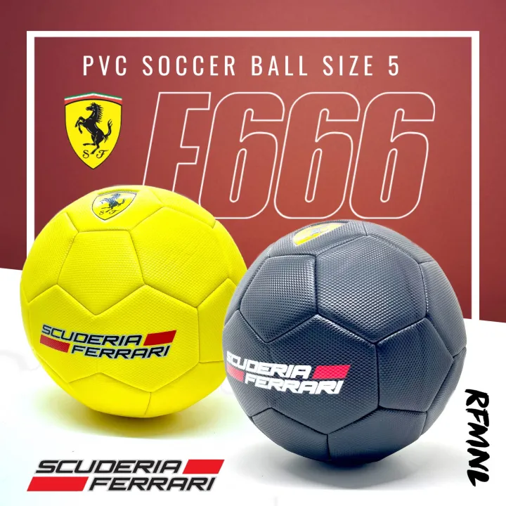 Scuderia Ferrari PVC Soccer Ball Size 5 F666 | Lazada PH