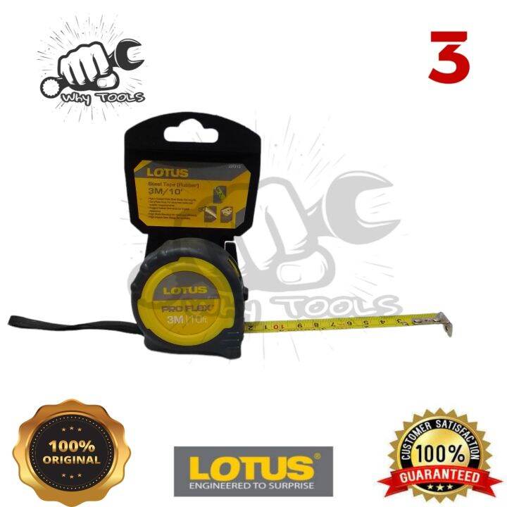 Lotus Steel Tape Dualflex 3m LTST300-S2 - Measuring Tools | Lazada PH