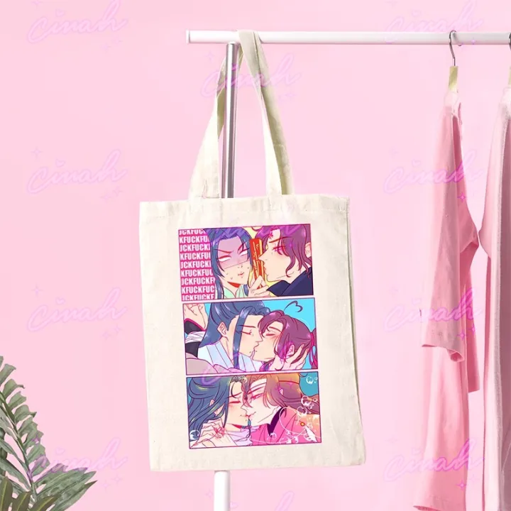 Aesthetic MXTX MDZS TGCF SVSSS BL Yaoi Manhua Webtoon Katsa Canvas Tote ...