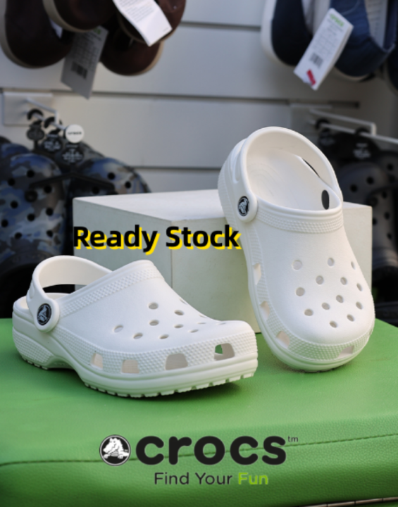 【Ready Stock In Malaysia】 Crocs Hole Shoes Men's Slip-On Slipper and ...