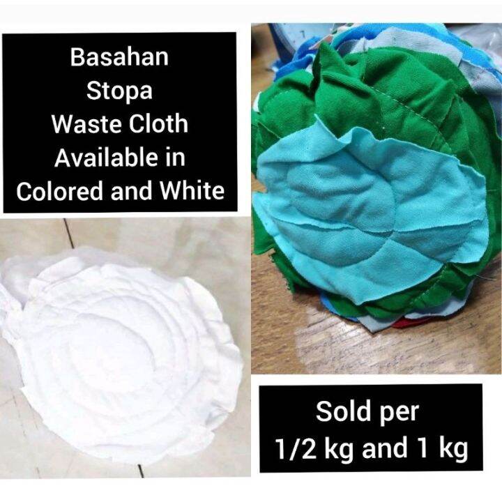 hot Stopa Round Rags Basahan Waste Cloth sold per 1/2 kg and 1 kg ...