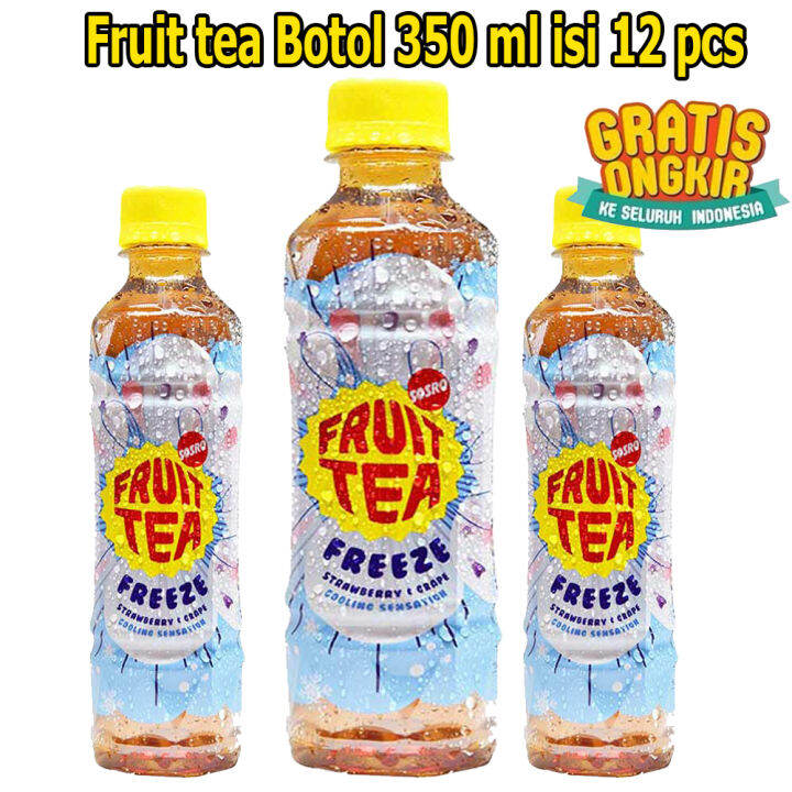 Fruit Tea 350 ml 1 Dus isi 12 Pcs Rasa Freeze | Lazada Indonesia