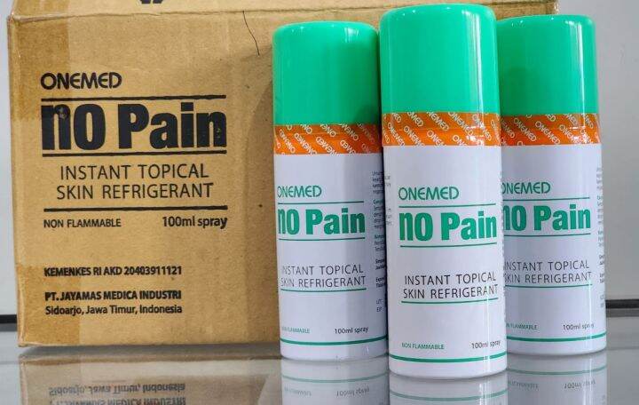 NO PAIN SPRAY 100ML ONEMED - INSTANT TOPICAL SKIN REFRIGERANT | Lazada ...