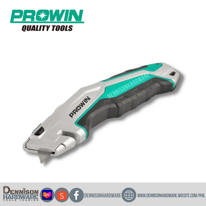 #19111 PROWIN TOOLS ALUMINUM ALLOY RETRACTABLE CUTTER | Lazada PH