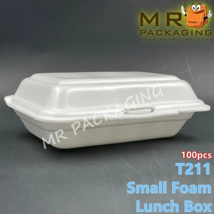 Polystyrene Small Foam Lunch Box [ 100pcs± ] Polistrin - Polisterin ...