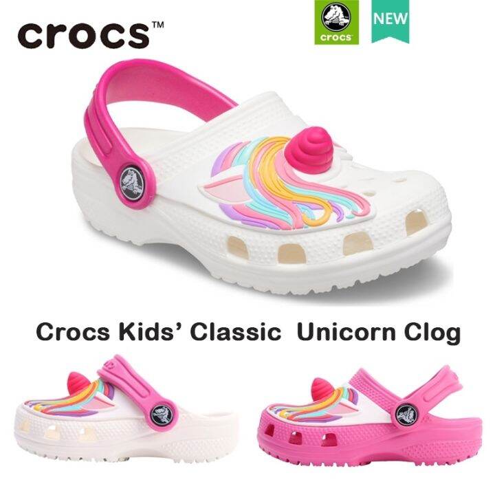 COD♀ kps940 crocs เด็ก รองเท้าแตะ crocs Fun Lab Classic IAM รองเท้า ...