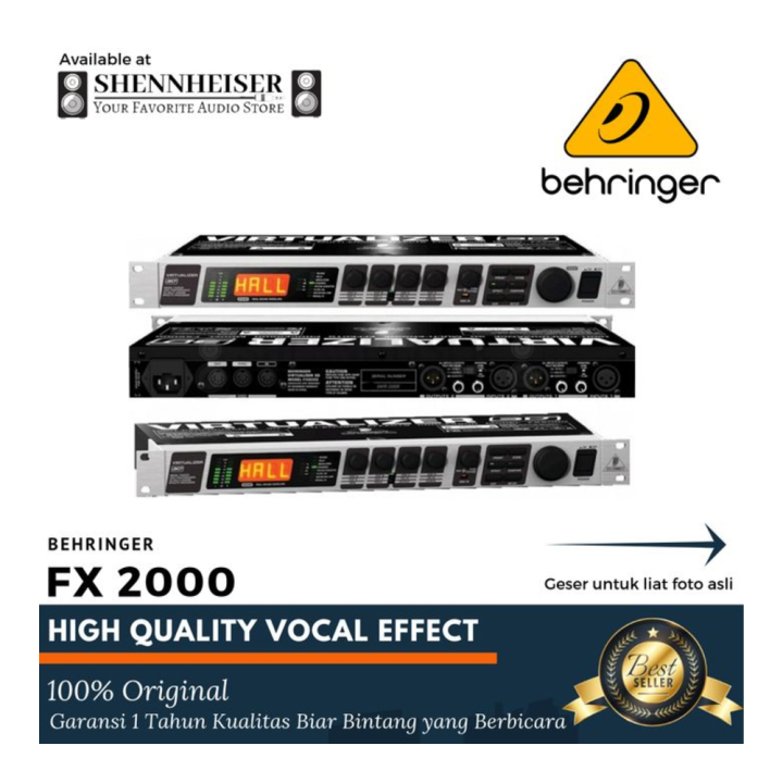 Efek Vocal Behringer FX 2000 Atau Virtualizer 3D FX 2000 Original ...