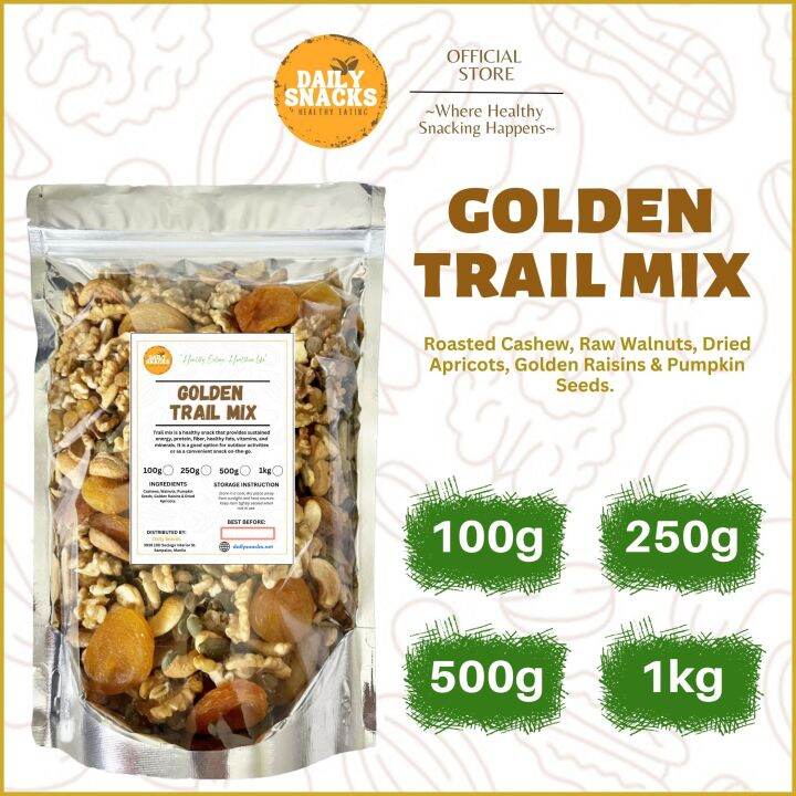 Daily Snacks Golden Trail Mix (Nuts, Seeds & Dried Fruits) | Lazada PH