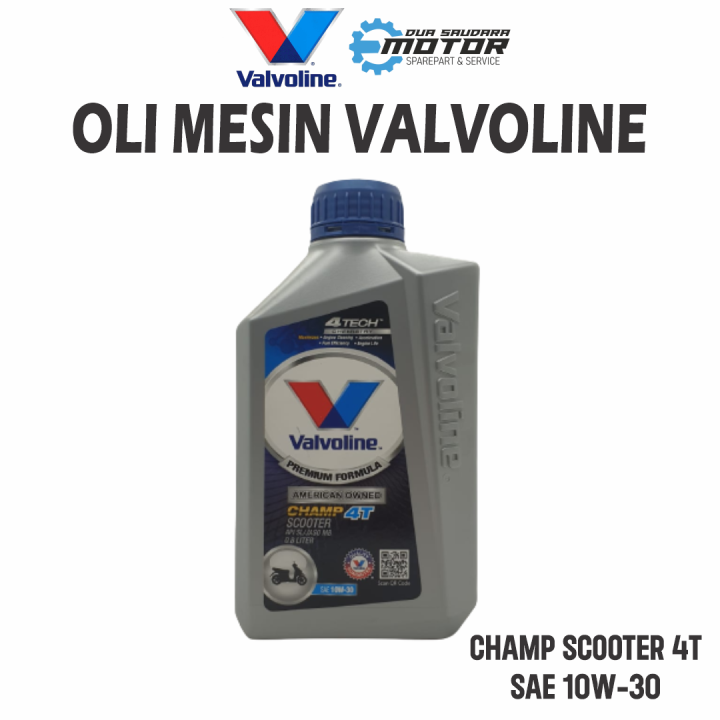 OLI VALVOLINE CHAMP 4T SCOOTER SAE 10W-30 API SL / JASO MB | Lazada Indonesia