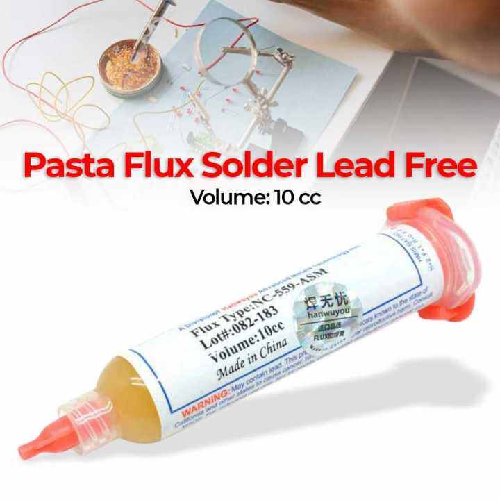 Flux Pasta Solder Timah Cair 10cc Untuk Memperbaiki Komponen PCB ...