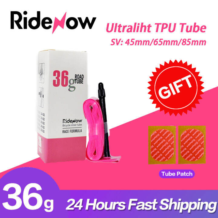 Ridenow ultralight bicycle inner tube, 700x32C patch kit, Racing ...