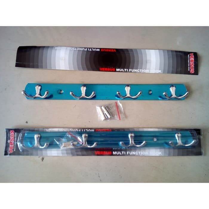 MG Gantungan Baju Dinding Kamar Hanger Kapstok Bercabang 4 Baris DIVA ...