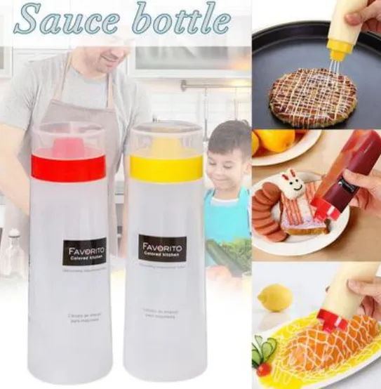 Bottle Dressing Sauce 4 Holes Plastic Condiment Dispenser | Lazada PH