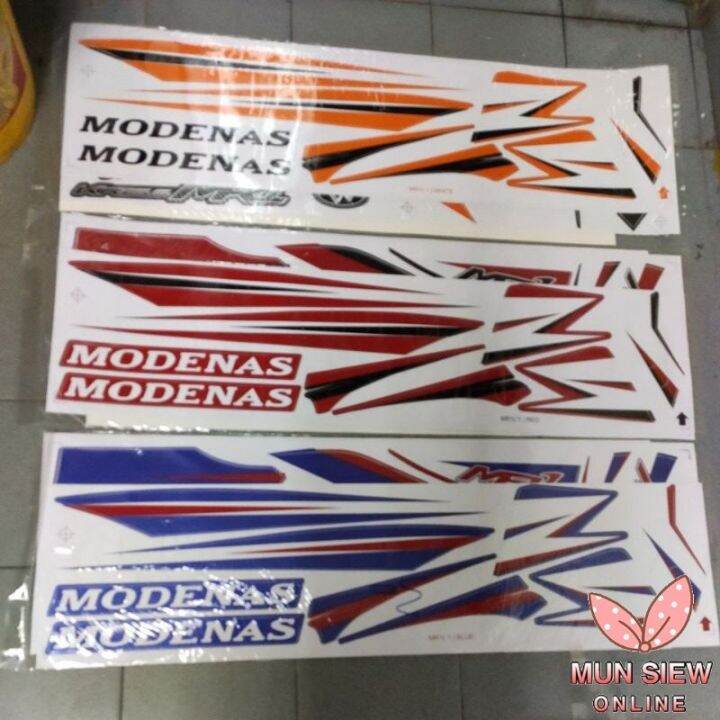 Stiker Sticker Body Stripe Cover Set (1) Modenas Mr1 Mr 1 | Lazada