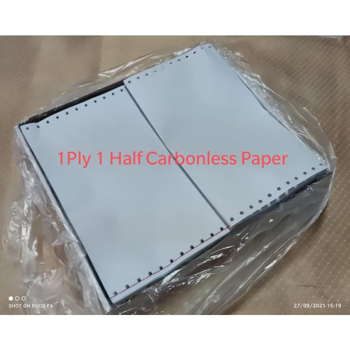 1Ply Carbonless Continuous Form Paper 1Half 60gsm 500Sheets 1000Sets 9 ...