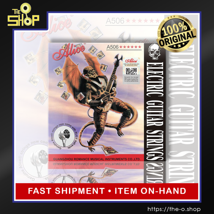 Alice A506 Electric Guitar Strings (100% Original/Authentic) | A506-XL | A506-SL | A506-L ...