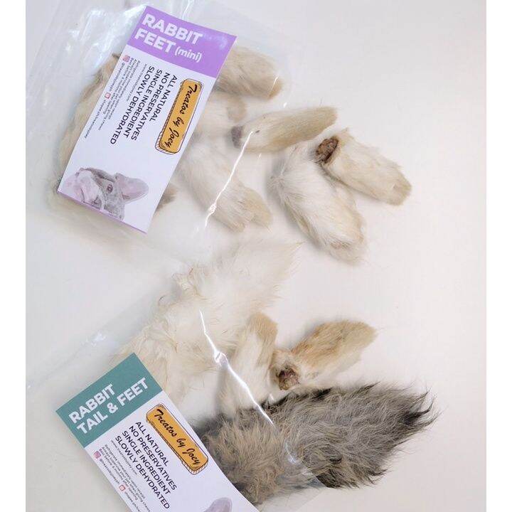 All Natural Dehydrated Bunny RABBIT FEET TAIL for Dog Chew | Lazada PH