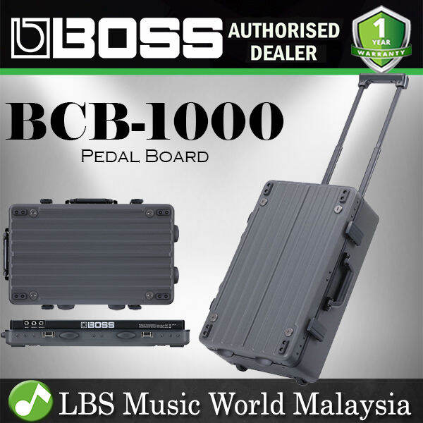Boss BCB-1000 Deluxe Pedal Board Aluminum Case Pedalboard Suitcase with ...