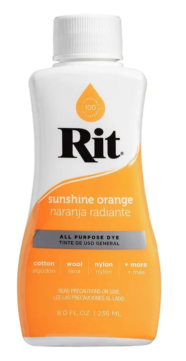 Rit Dye Liquid Fabric Dye, 8-Ounce, Sunshine Orange | Lazada PH