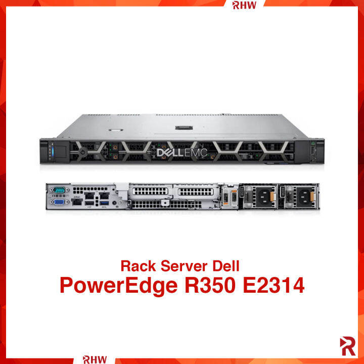 Dell Rack Server PowerEdge R350 Intel Xeon Intel Pentium Enterprise ...
